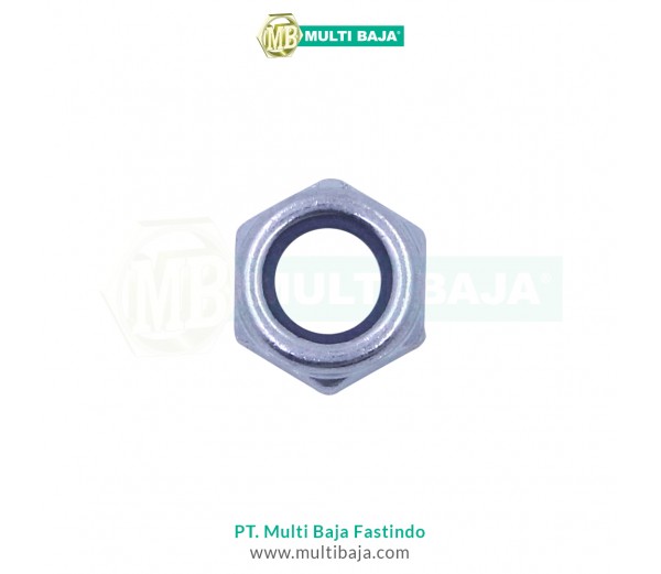 Besi Lock Nut Metric - Galvanis