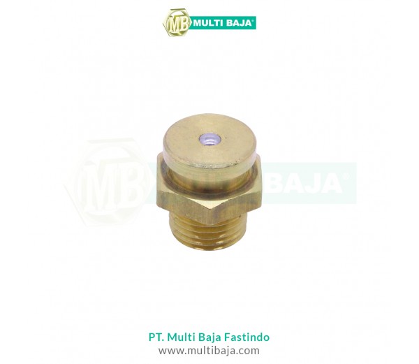 Kuningan Button Head Grease Nipple DIN71412A