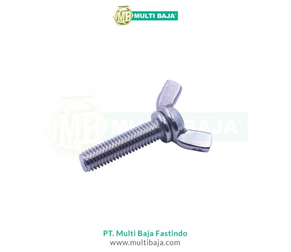 SUS 304 Wing Bolt DIN316 / Baut Kuping