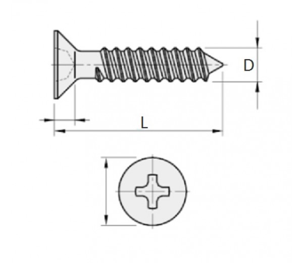 Besi FH Pan Head Tapping Screw