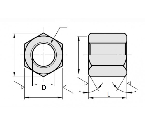 Besi Long Nut - Galvanis