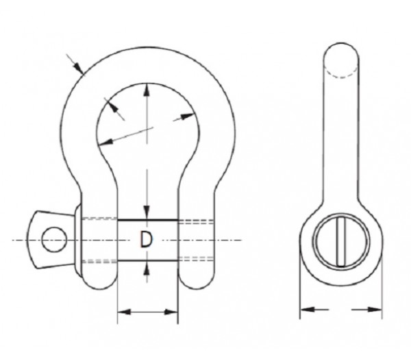SUS 316 Shackle Omega