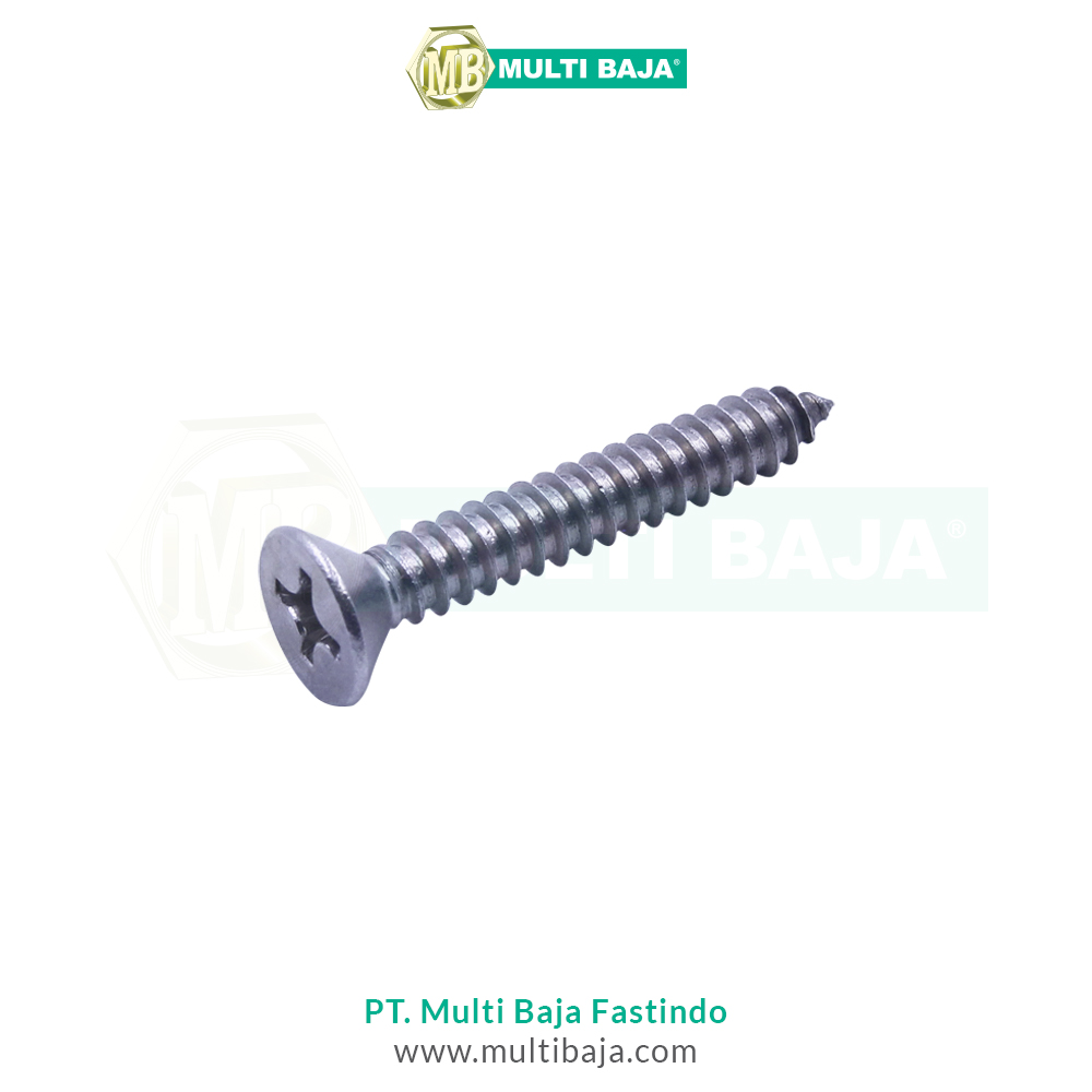 SUS 304 JF Flat Head Machine Screw